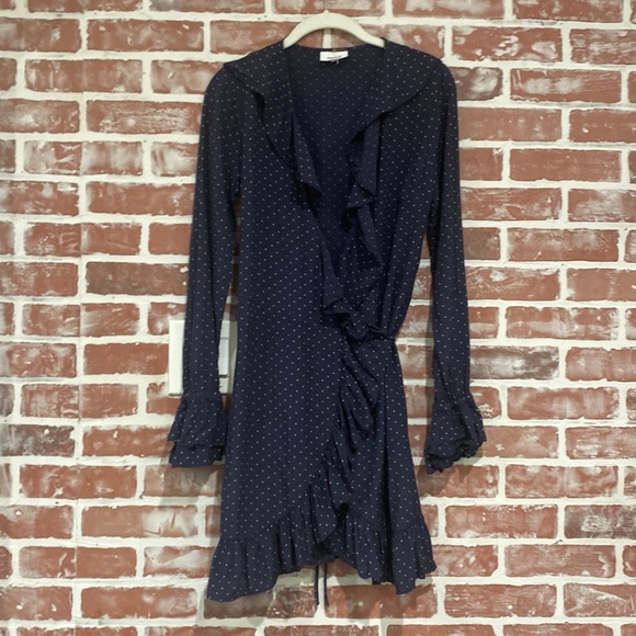 Seed Heritage | Dresses | Womens Seed Heritage Navy Blue White Polka ...